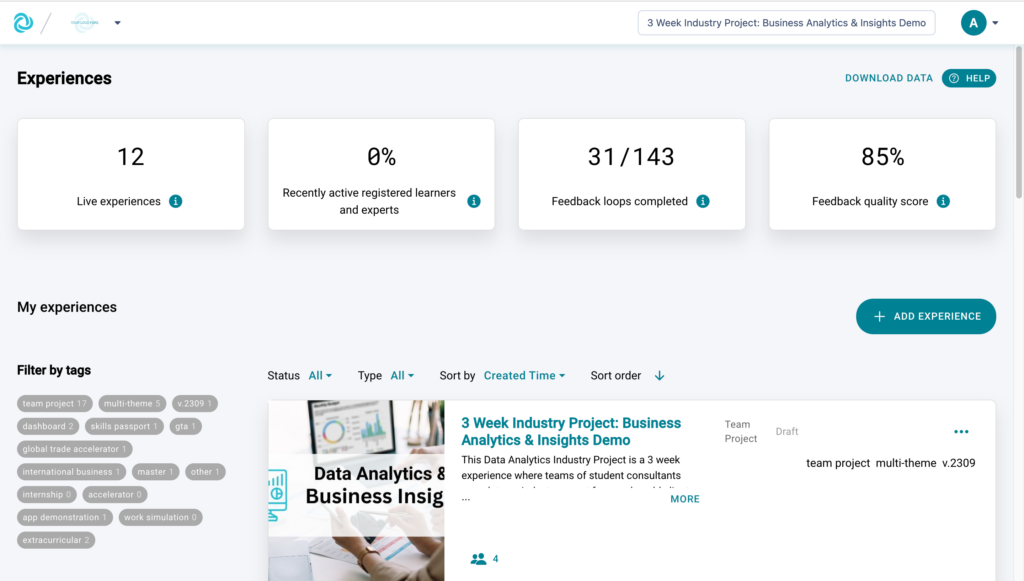 The Experience Portal Explained - Practera